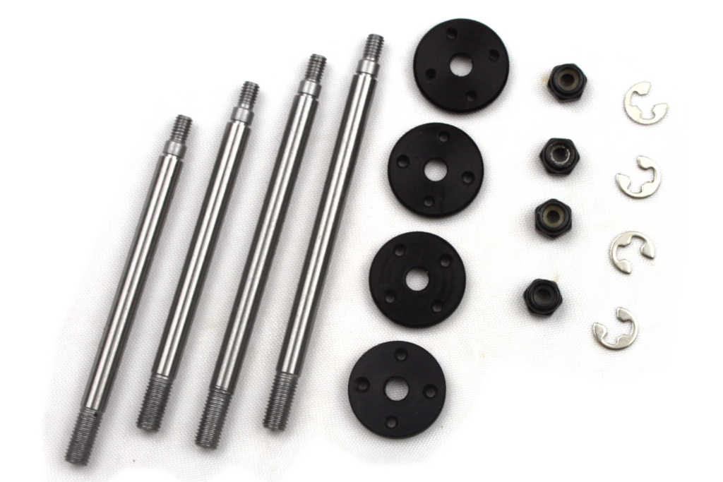 EJES Y PISTONES AMORTIGUADORES DEL/TRAS S10 BLAST. LRP 120974 - Orient Express Modelismo