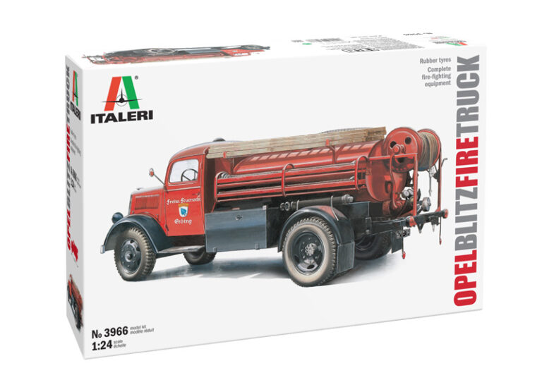 ITALERI OPEL BLITZ FIRE TRUCK 1/24. 3966 - Orient Express Modelismo